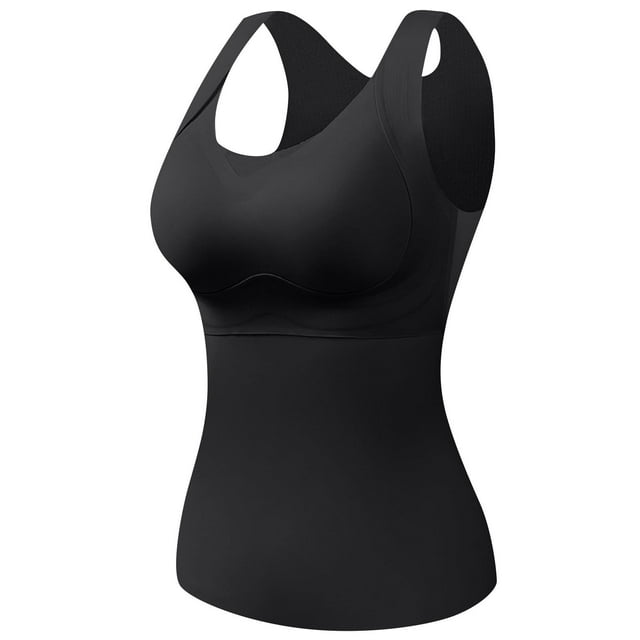 GA WEIHUA Women's Shaping Cami with Built in Bra Tummy Control ...
