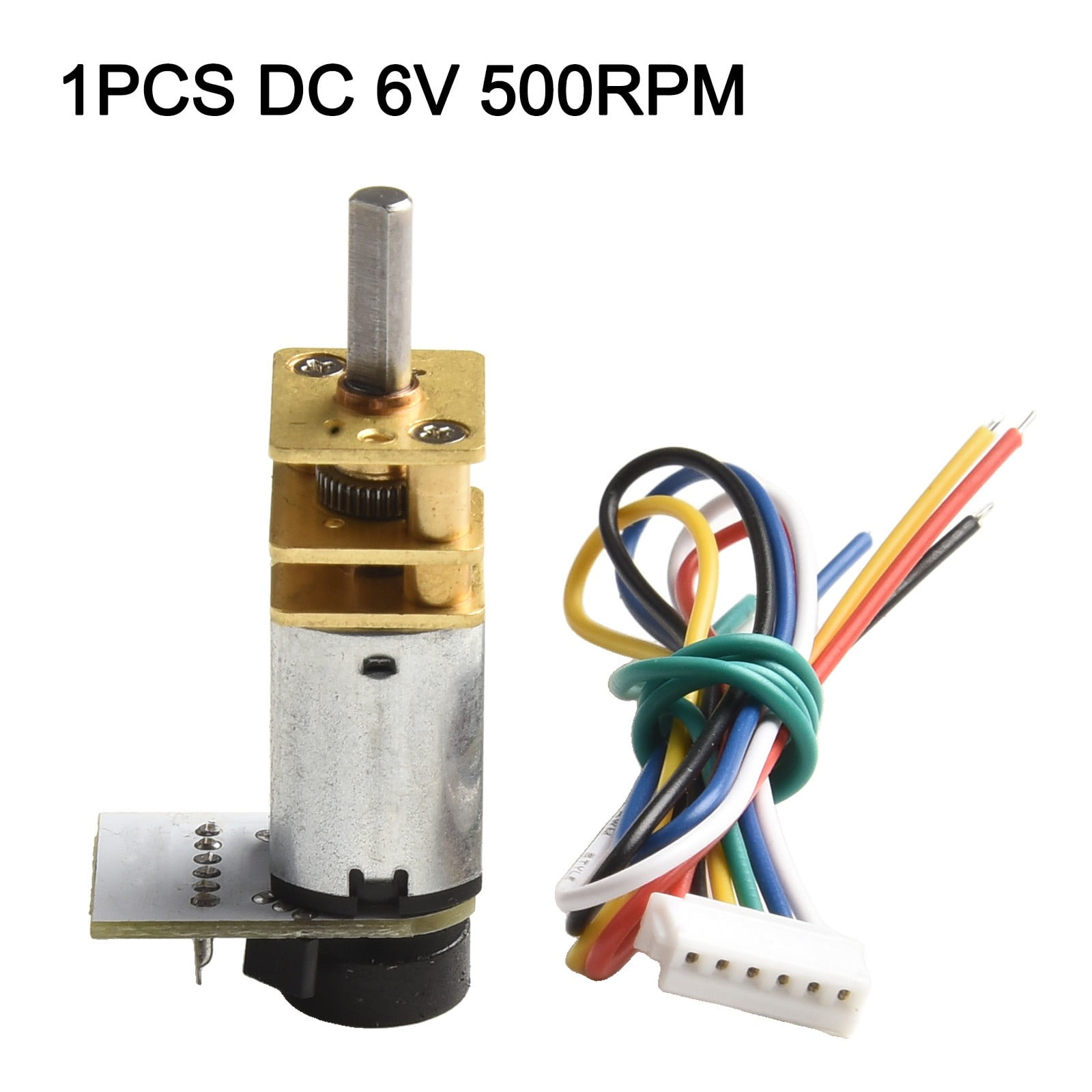 GA12 N20 Encoder DC 6V Mini Metal Gear DC Motor Gearwheel High Torque 15 25 50 70 100 150 300 ...
