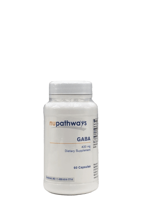GABA - 420 mg Capsules - Neurotransmitter Supplement - Walmart.com