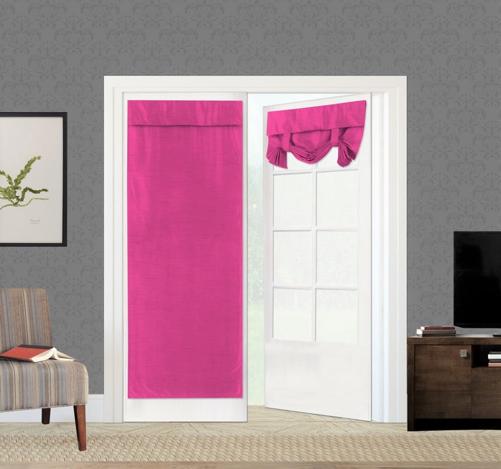GABY Blackout Curtain for French Doors Solid Color Thermal Blackout ...