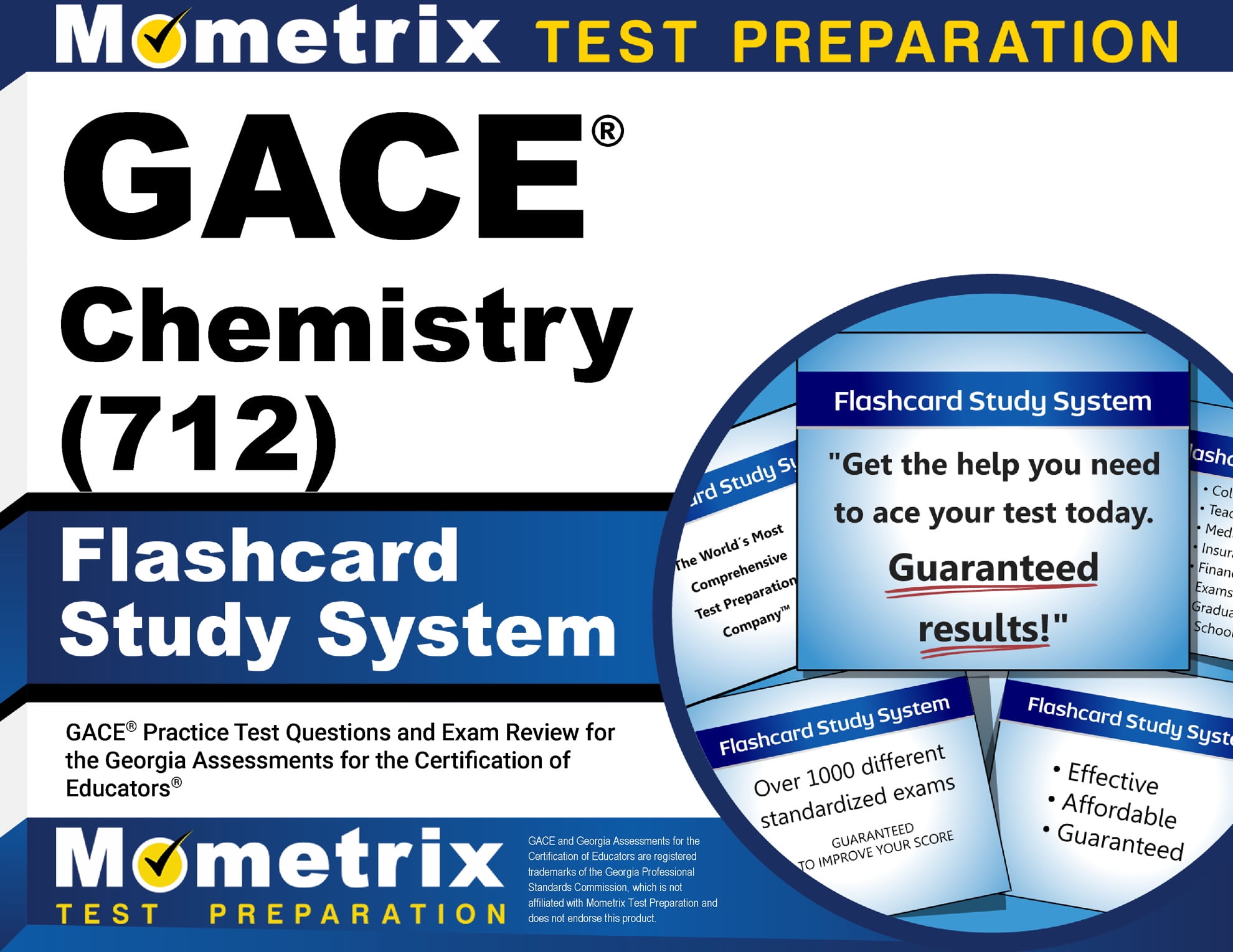 GACE Chemistry (712) Flashcard Study System - Walmart.com