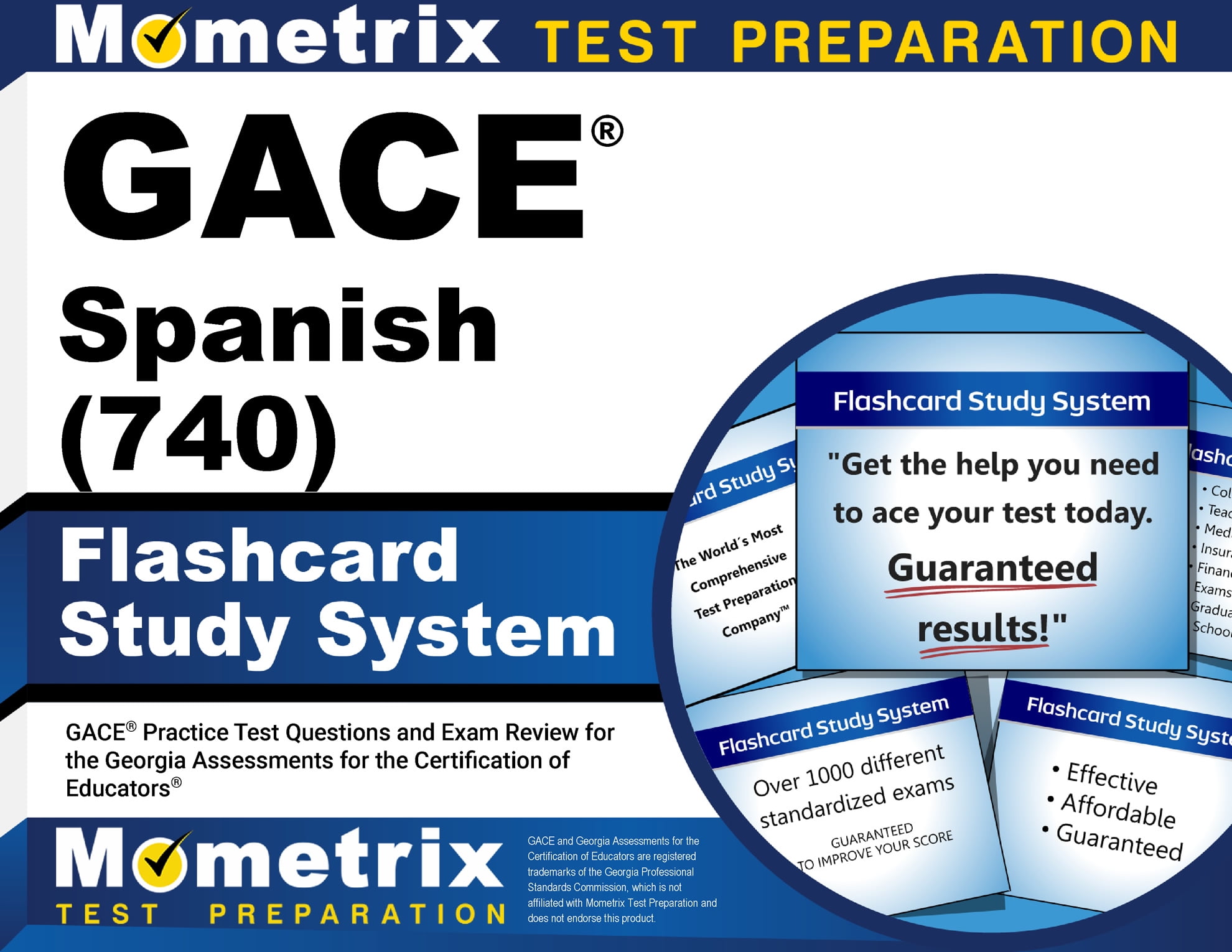 GACE Spanish (740) Flashcard Study System - Walmart Business Supplies