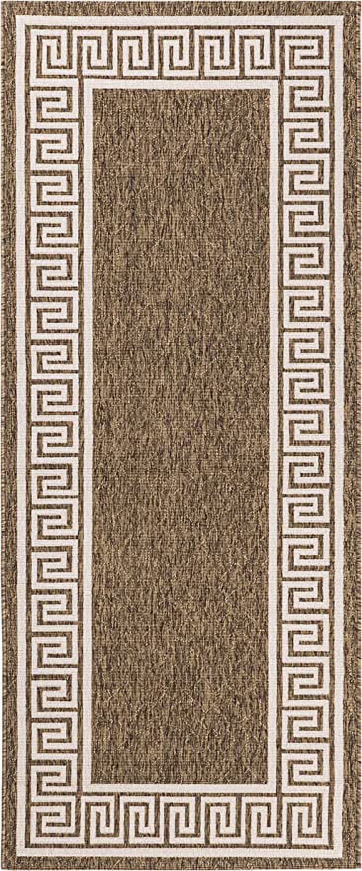 GAD Great American Distributors Premium Indoor/Outdoor Patio Greek Key ...