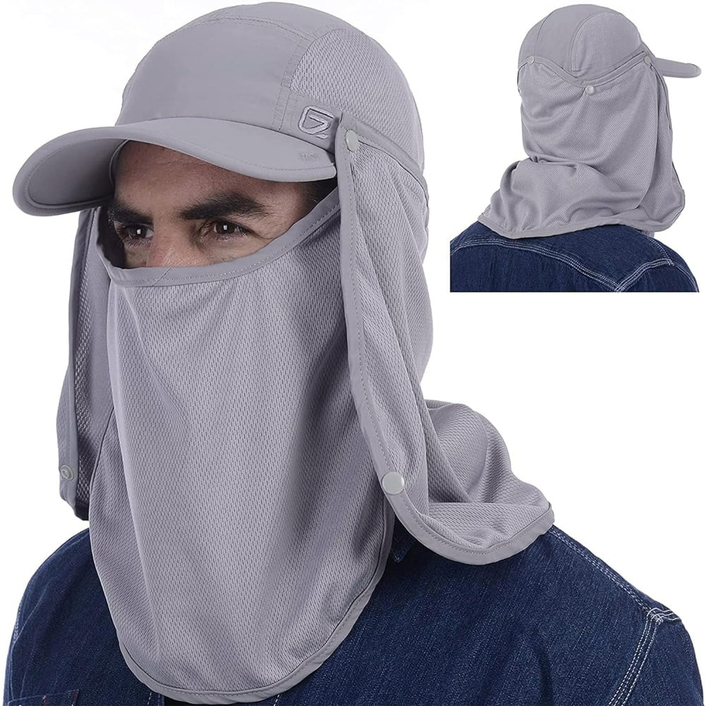 GADIEMKENSD Detachable Multipurpose Sun Hat 360° UPF 50+ Sun Protection ...