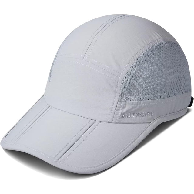 GADIEMKENSD Mens Folding Outdoor Hat Long Brim UPF 50+ Sun Protection ...
