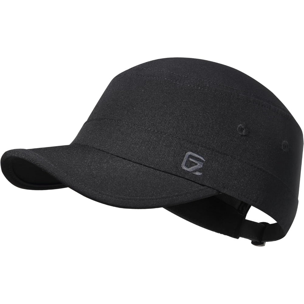 GADIEMKENSD Stretch Army Cap Cadet Military Hats Flat Top Baseball Cap ...