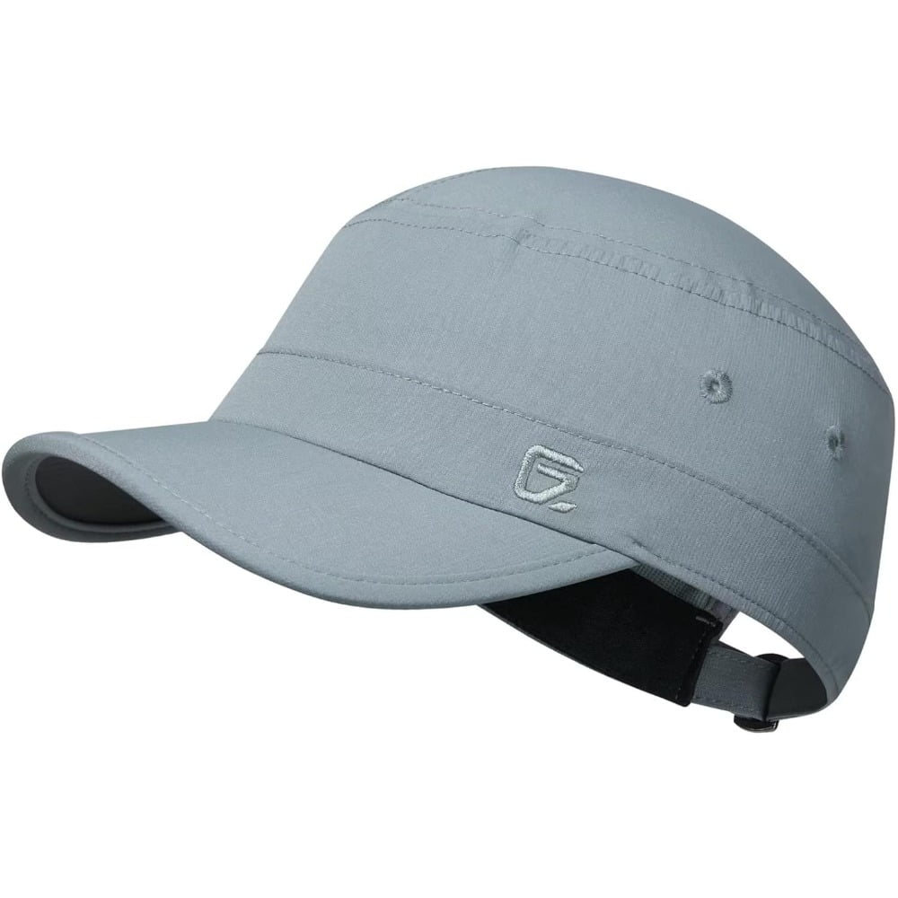 GADIEMKENSD Stretch Army Cap Cadet Military Hats Flat Top Baseball Cap ...