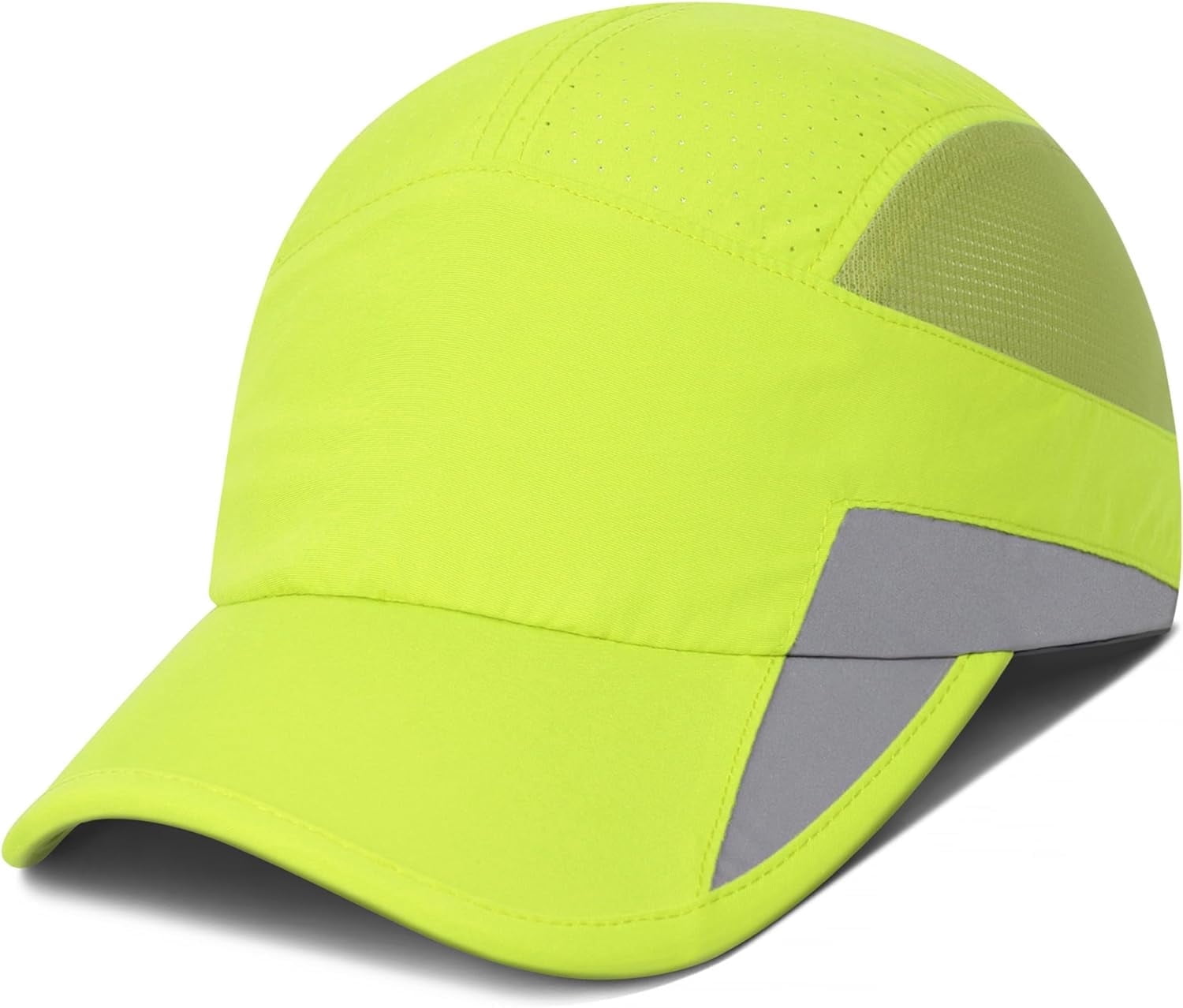 GADIEMKENSD Unstructured Reflective Breathable Sports Cap Fast Dry for ...