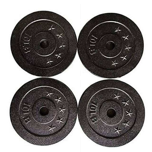 GADINO Adjustable Cast Iron Dumbbells Extra Weight Plates 10 lbs (Set ...