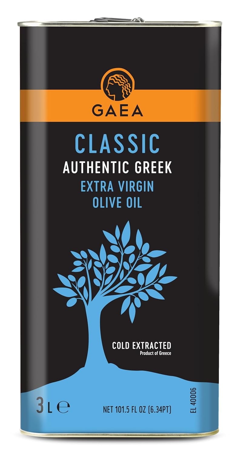 GAEA Classic Authentic Greek Extra Virgin Olive Oil, 101.5 fl oz (3L ...