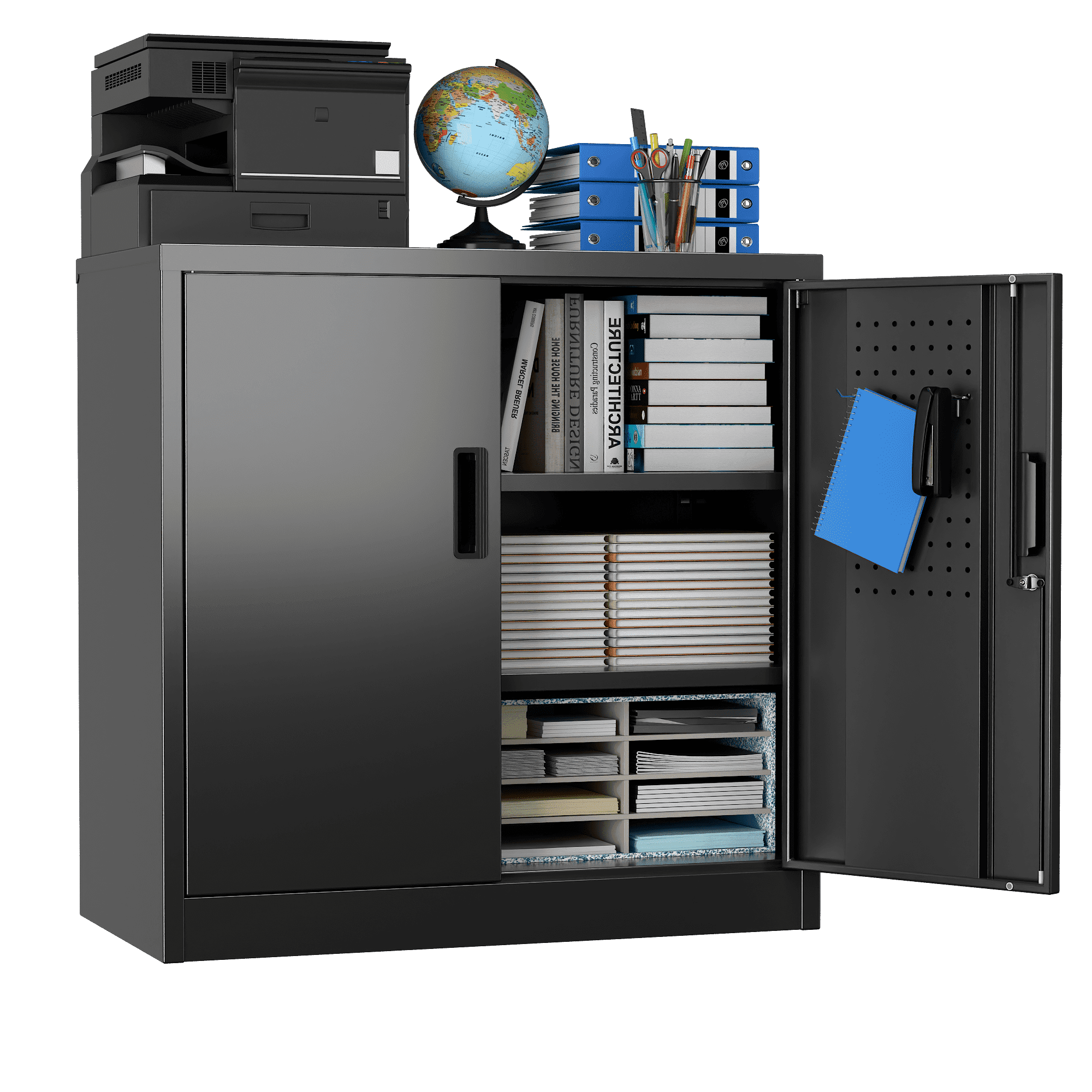 GAEANET Metal Storage Cabinet for Home Office, Locking Garage Storage ...