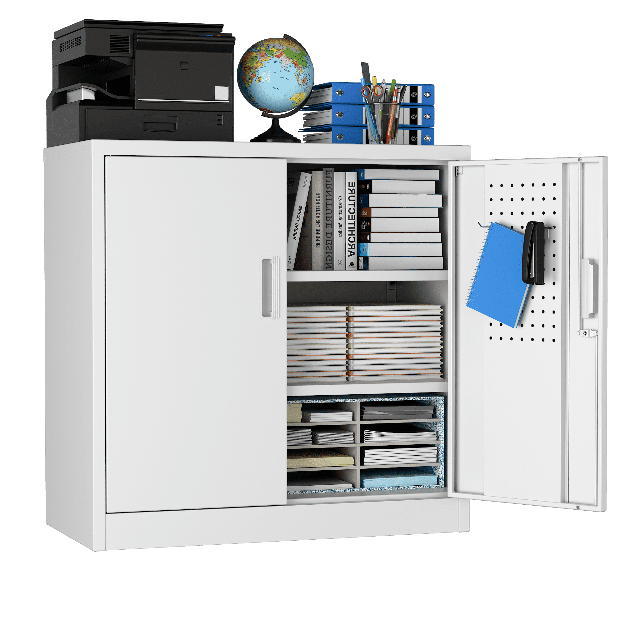 GAEANET Metal Storage Cabinet for Home Office, Locking Garage Storage ...