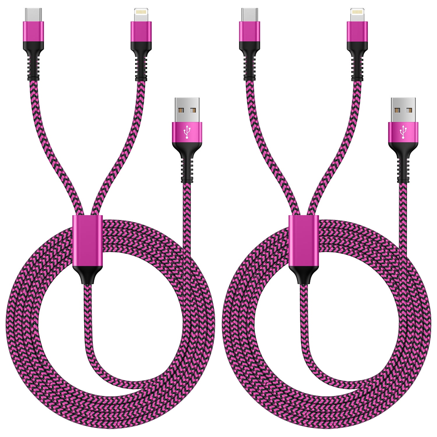 GAEF Multi Charging Cable,2 in 1 Multiple USB Cable Fast Charging Cord ...