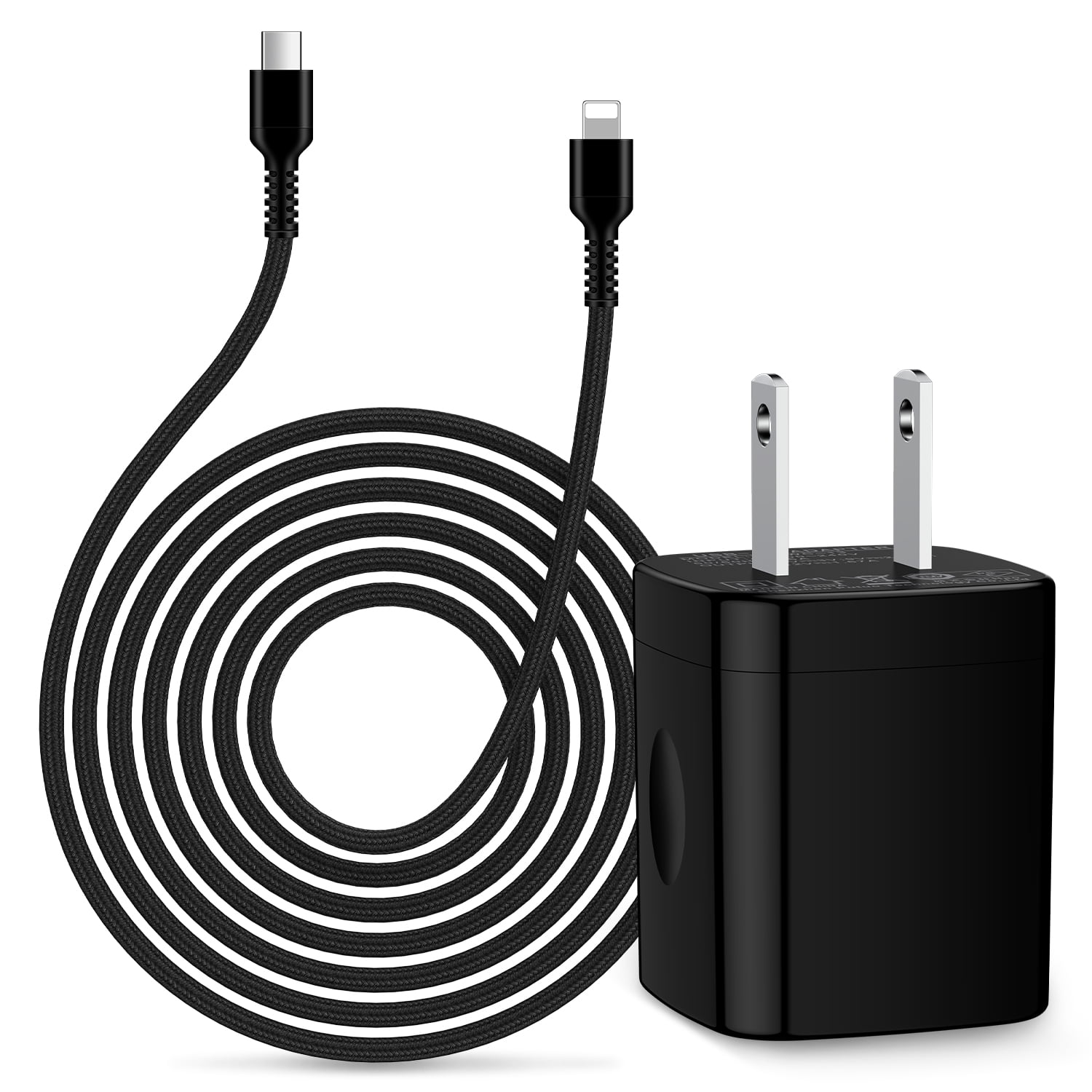 GAEF Phone Charger with 10FT USB C Charger Cable,20W Wall Charger Block ...
