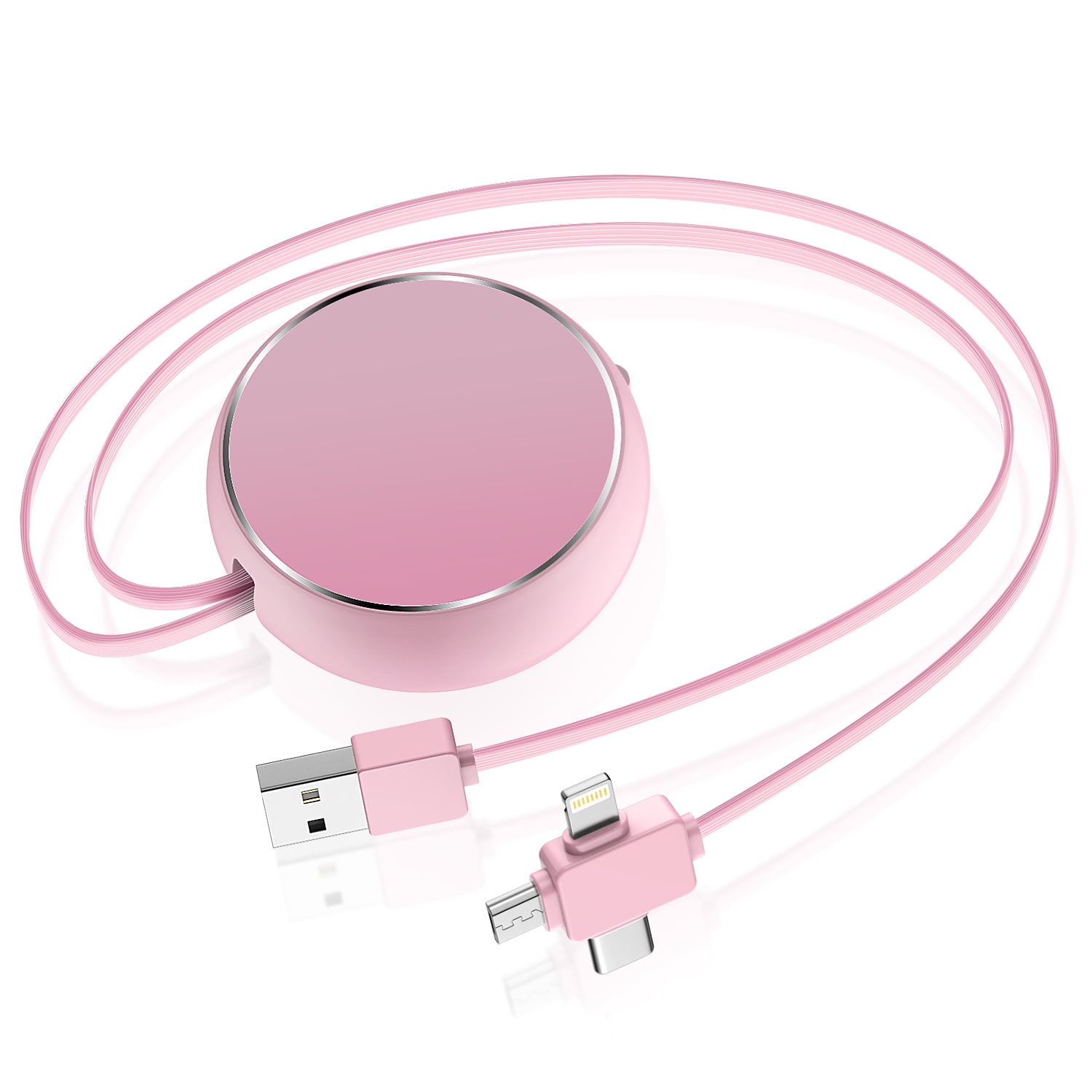 GAEF Retractable Multi Charging Cord, 3 in 1 USB Cable, Fast Charger ...