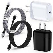 Type C Charger Block,with 3A Android Charger Fast Charging Cable 6FT 5V ...
