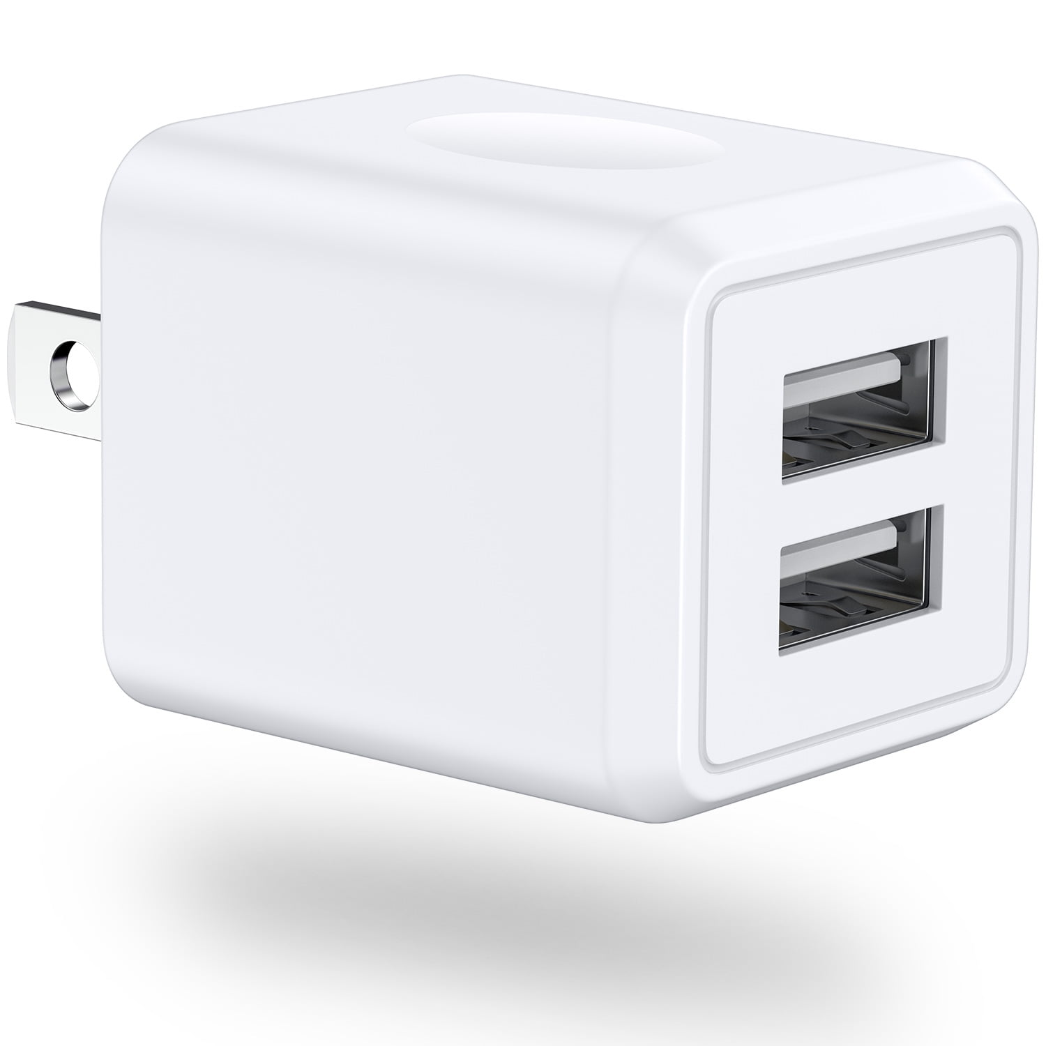 GAEF USB Charger Block, Dual Port USB Wall Charger 2.1A/5V,USB Charger ...