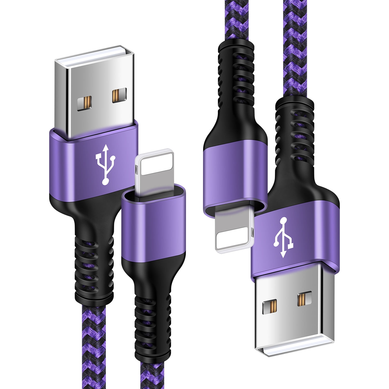 USB Charger Cable Compatible iPhone,GAEF Fast Charging Cord Nylon ...