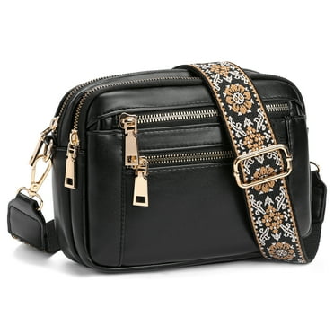 Estalon Leather Crossbody Bag with Adjustable Strap for Women - Small ...