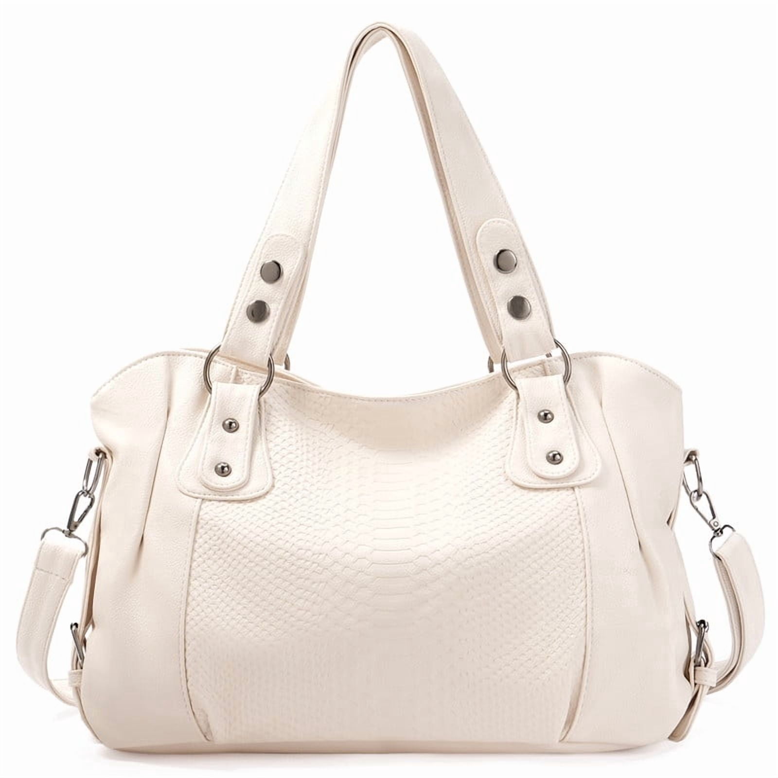 GAEKEAO Women’s Satchel Handbag Spacious Shoulder Purse with Detachable ...