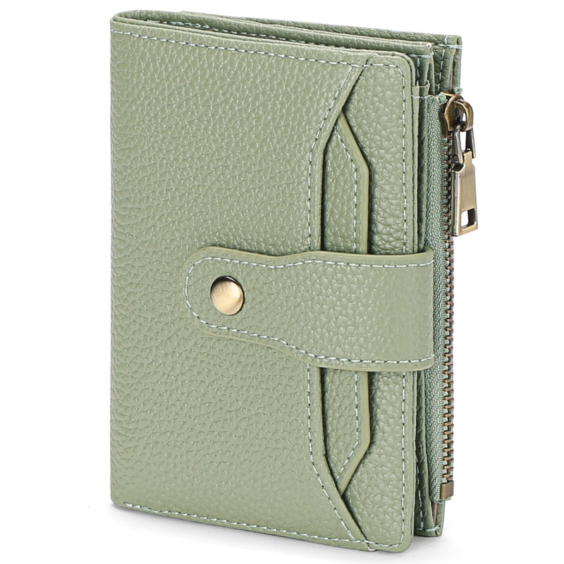 GAEKEAO Small Wallets Woman RFID Blocking Leather Bifold Card Holder ...
