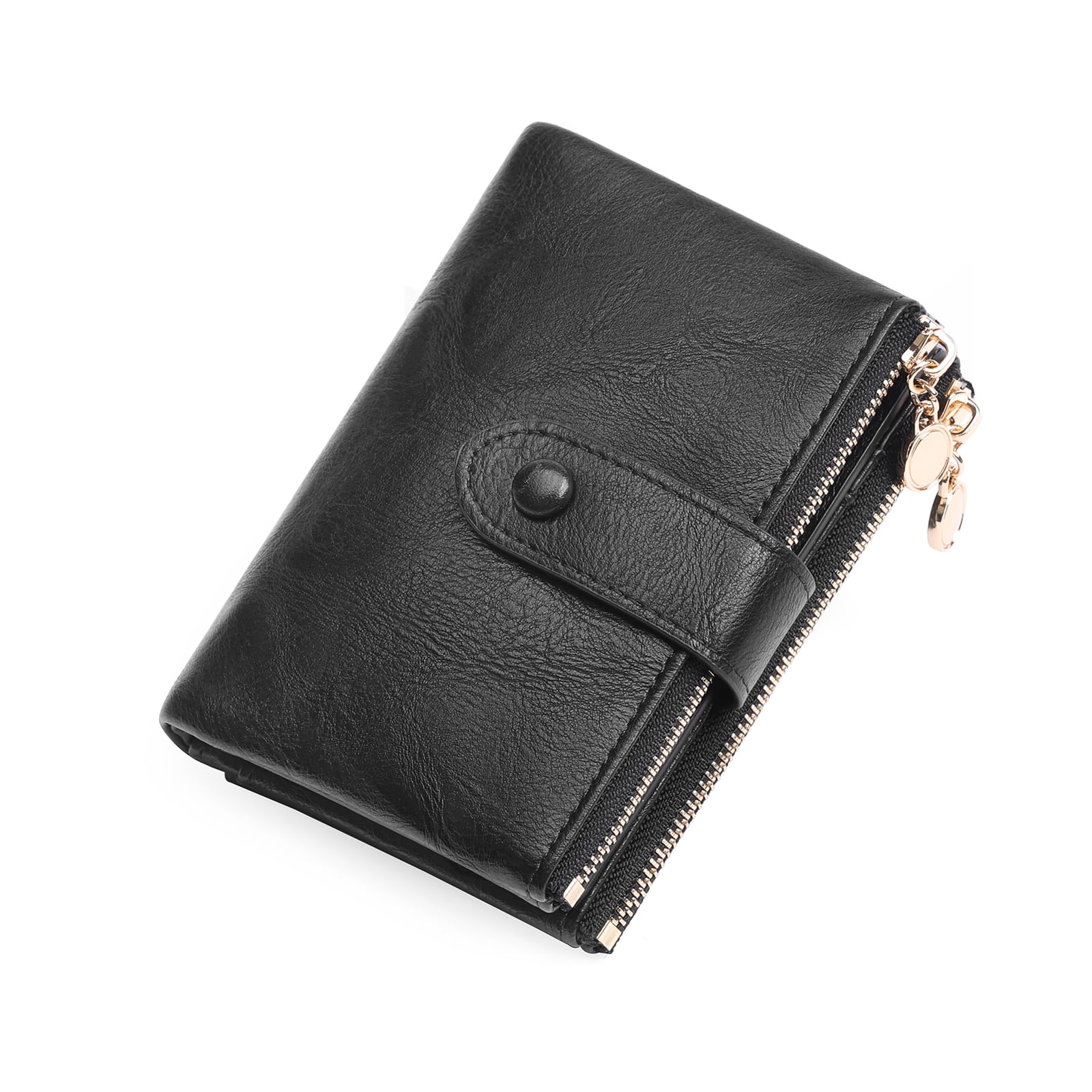 GAEKEAO Women's Small Leather Wallet, RFID Blocking Bifold Card Case ...