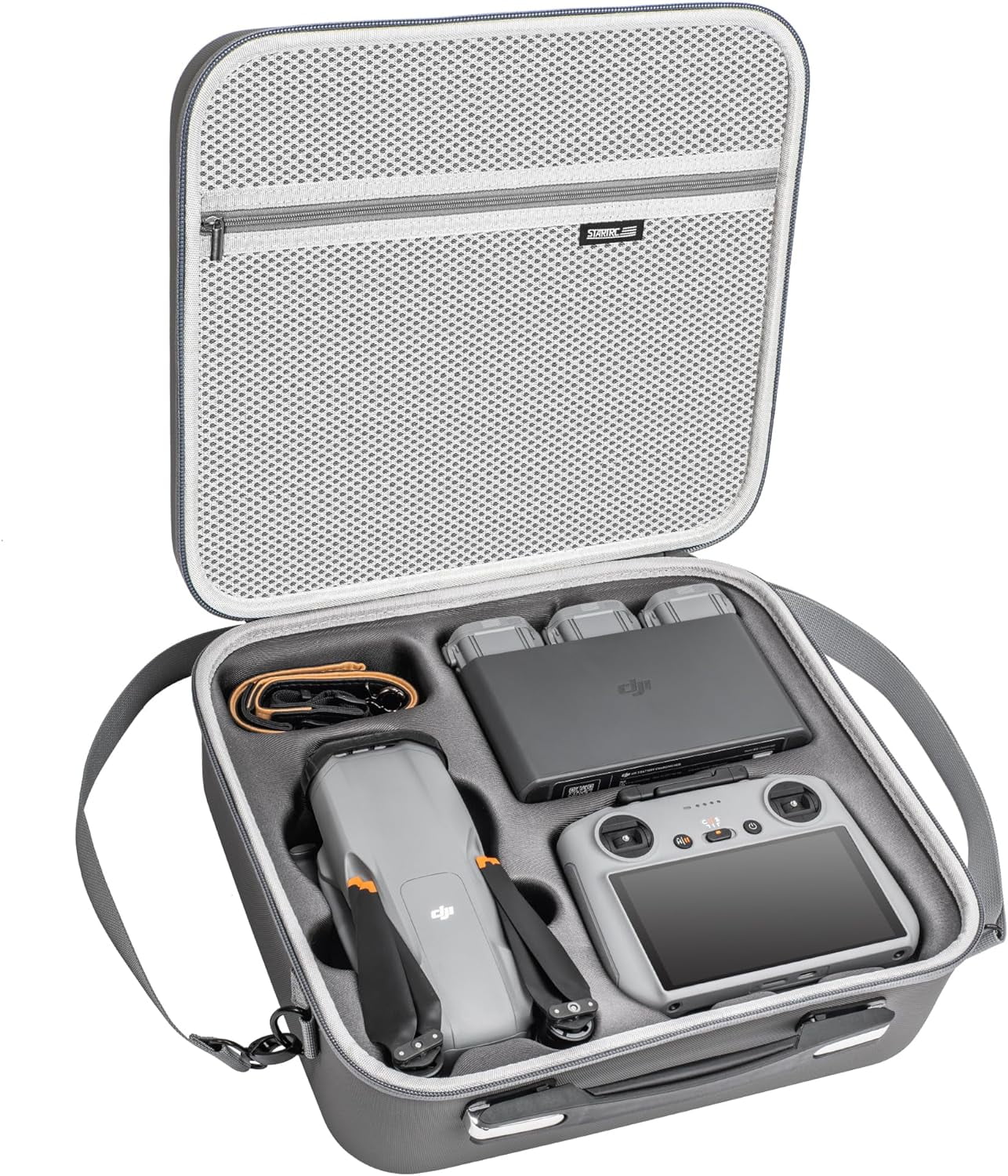 GAEKOL DJI Air 3 Carrying Case, PU Travel Bag for Drone, Controller ...