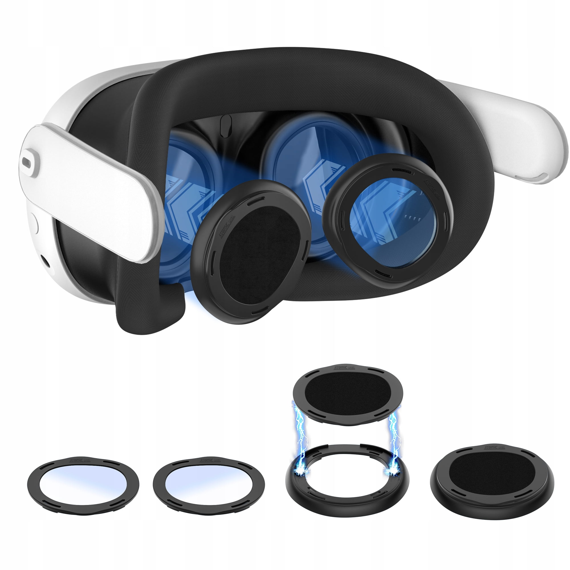 GAEKOL Glasses Spacer Protector for META/OCULUS QUEST 3, Blue Light ...