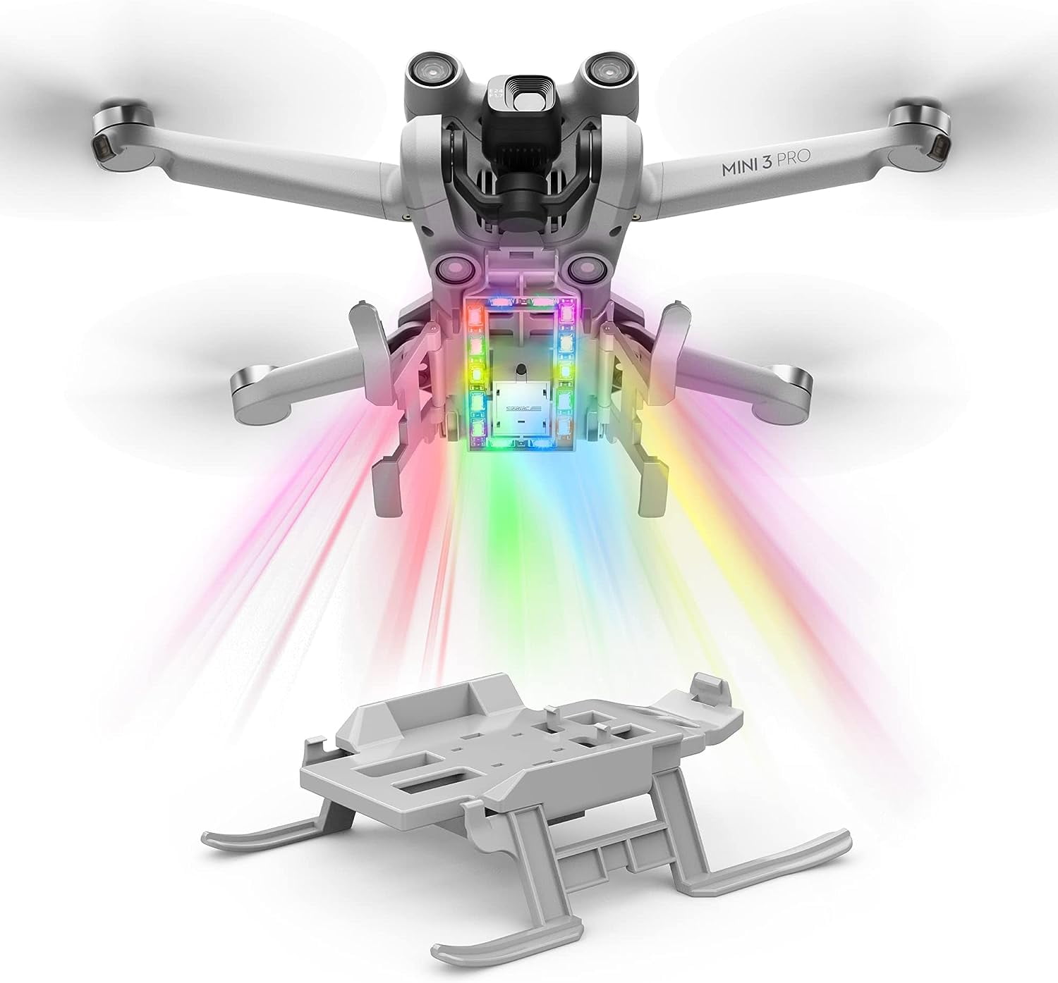 GAEKOL Mini 3 Pro Landing Gear Foldable Extended Leg with Flash LED ...