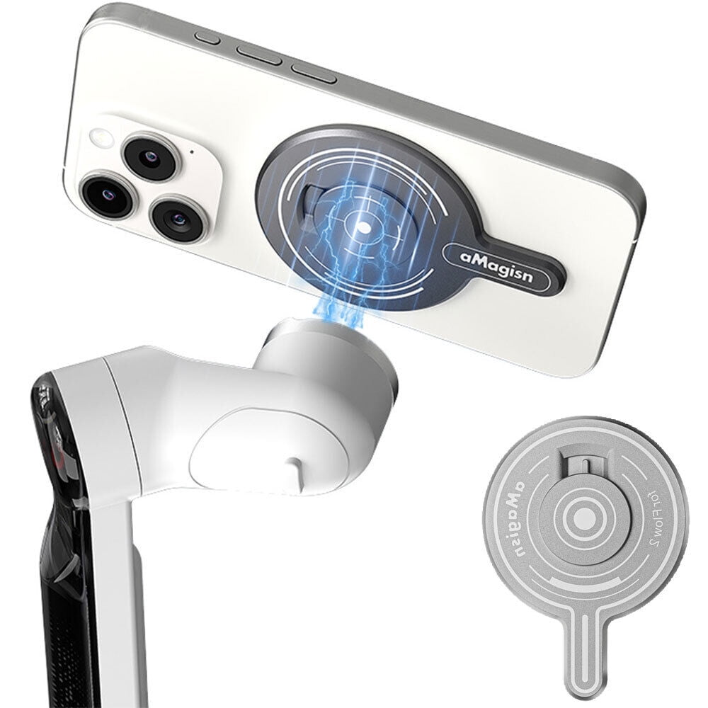 GAEKOL Super Magnetic Mount Adapter for Insta360 Flow 2 Pro Smartphone Gimbal Stabilizer ...