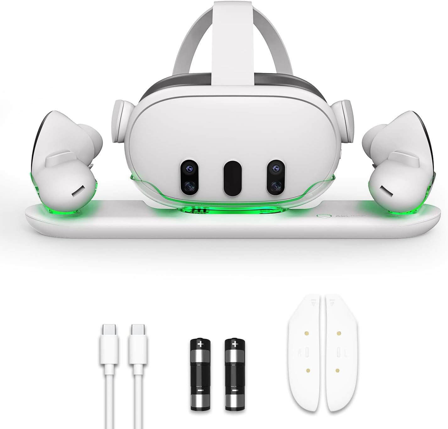 GAEKOL VR Charging Dock with 45W USB-C Charger for Oculus/Meta Quest 3 ...