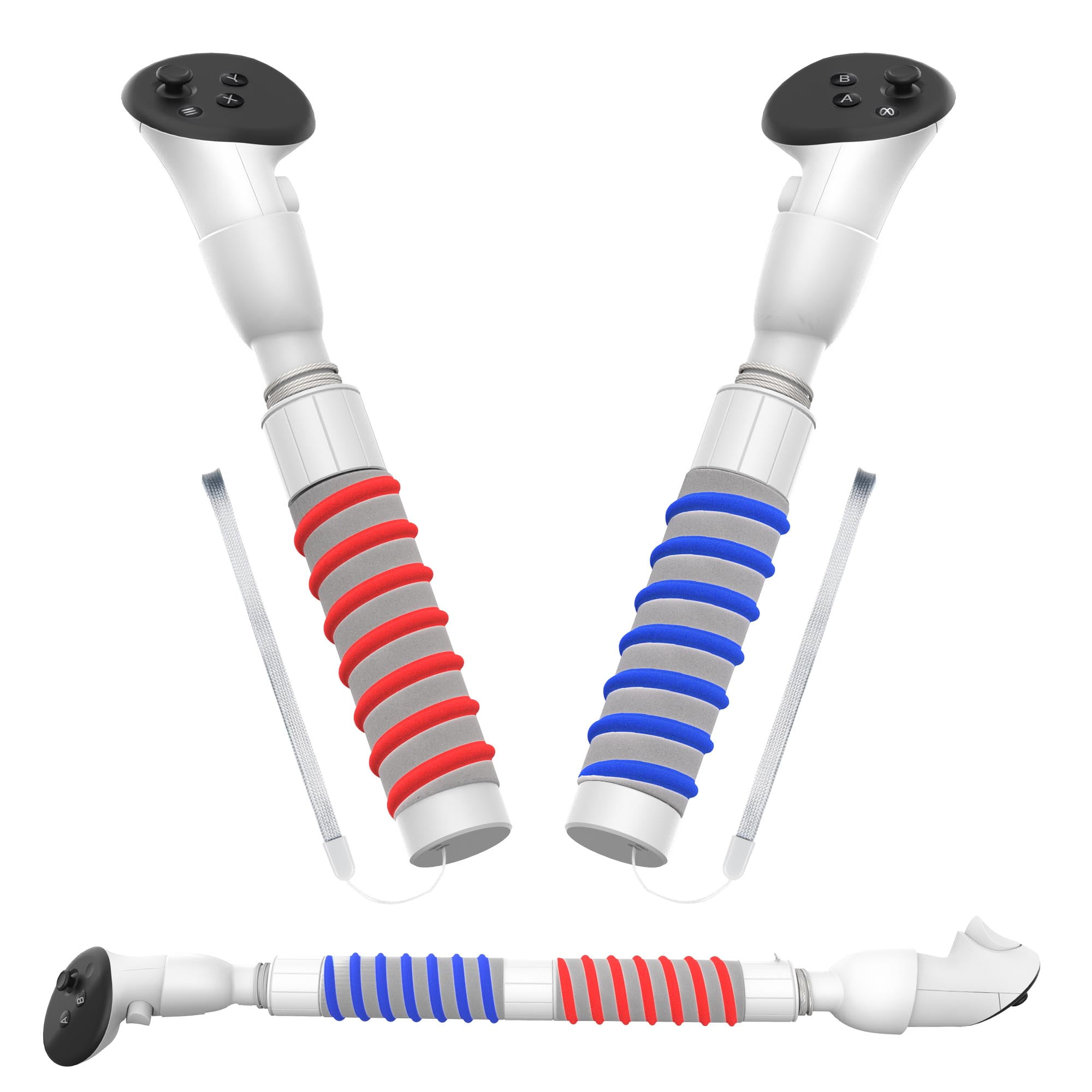 GAEKOL VR Game Handle Accessories for Meta Quest 3 Controllers, Handles ...