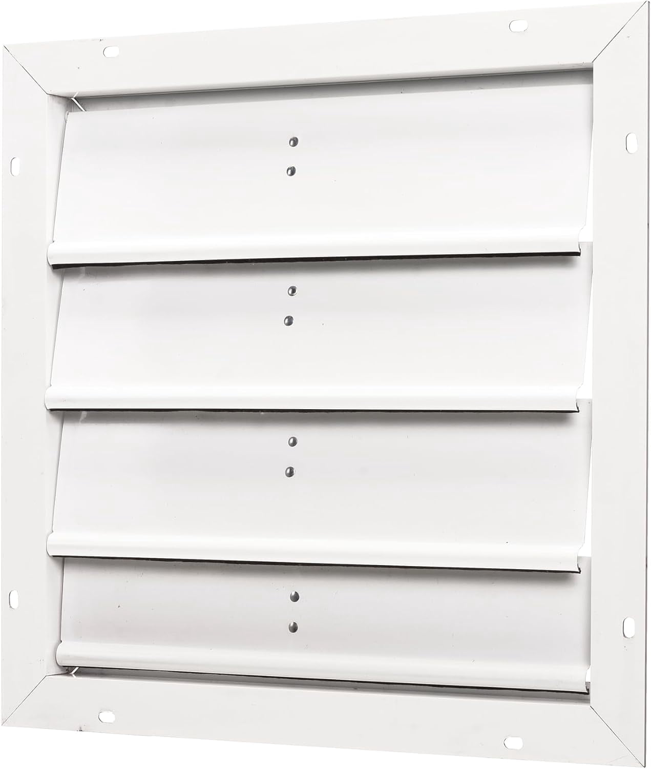 GAF 19.25 in. x 19.25 in. Automatic Gable Vent Shutter for Power Attic ...