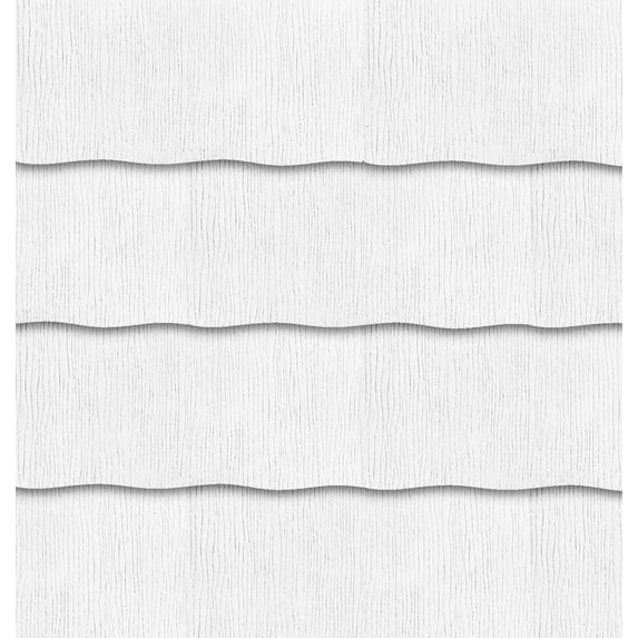 GAF Building Materials WeatherSide Purity Wavy Fiber-Cement Siding ...