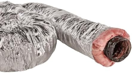 GAF Master Flow 12" X 25' Insulated Flexble Duct with R6 Insulation ...
