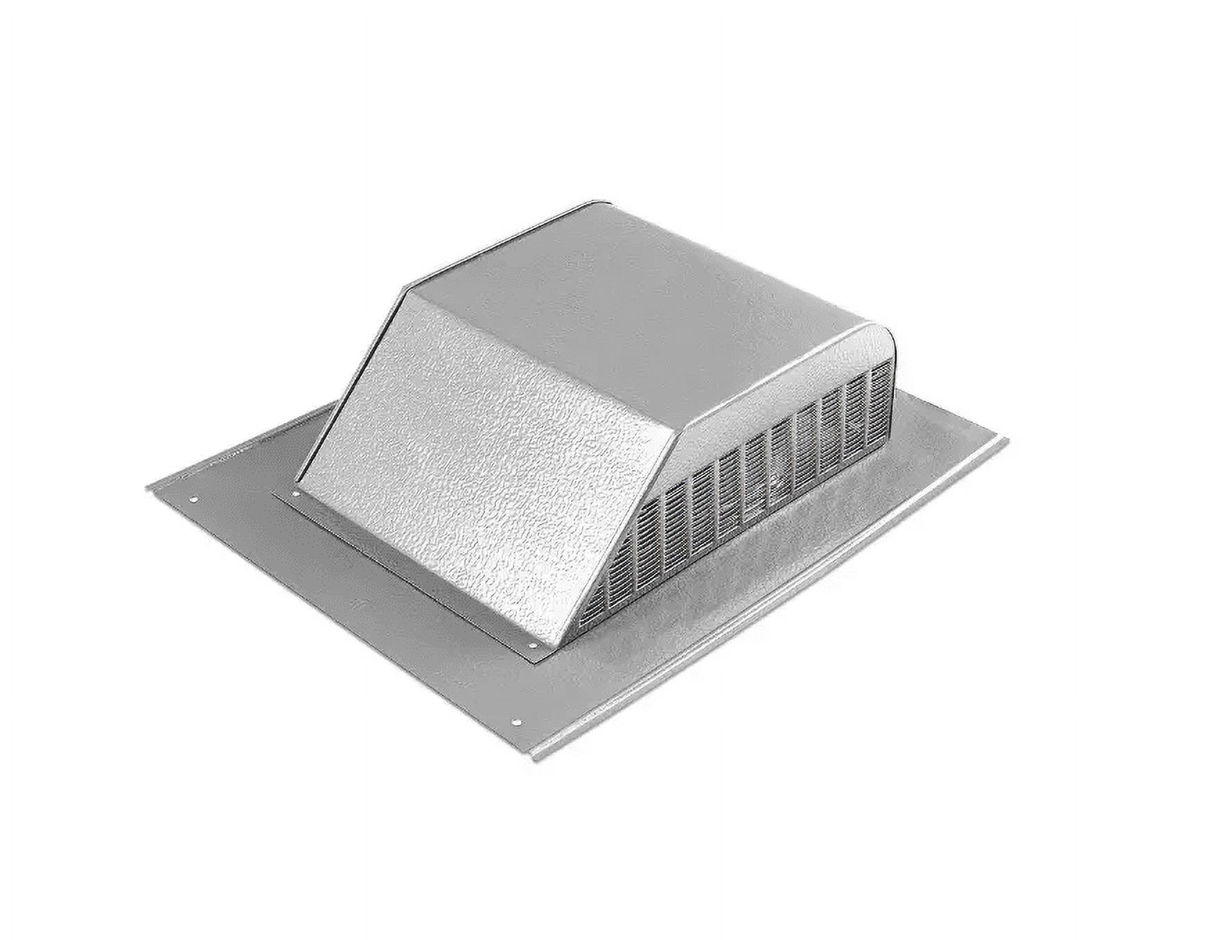 GAF Master Flow 60 sq. in. NFA Aluminum Slant Back Louver Static Roof ...