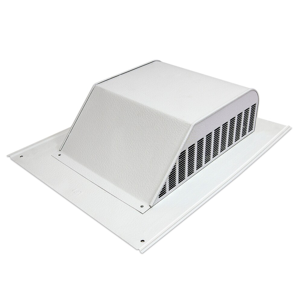GAF Master Flow 60 sq. in. NFA Aluminum Slant Back Roof Louver Vent in ...