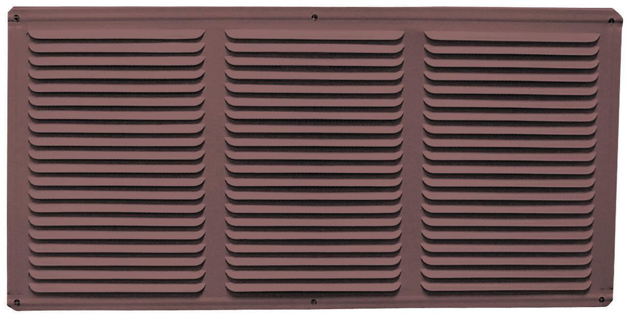 GAF Master Flow EAC16X4BR Undereave Vent, 16 in W x 4 in H, 24 sq-ft ...