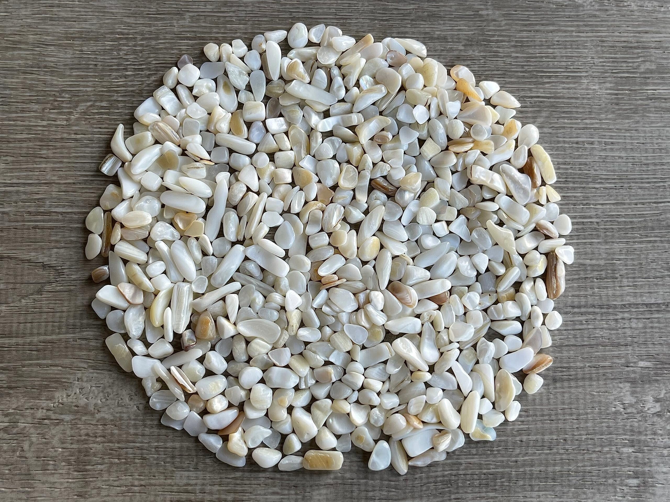 GAF TREASURES WHOLESALE Natural Semi Tumbled Mother of Pearl Gemstone ...