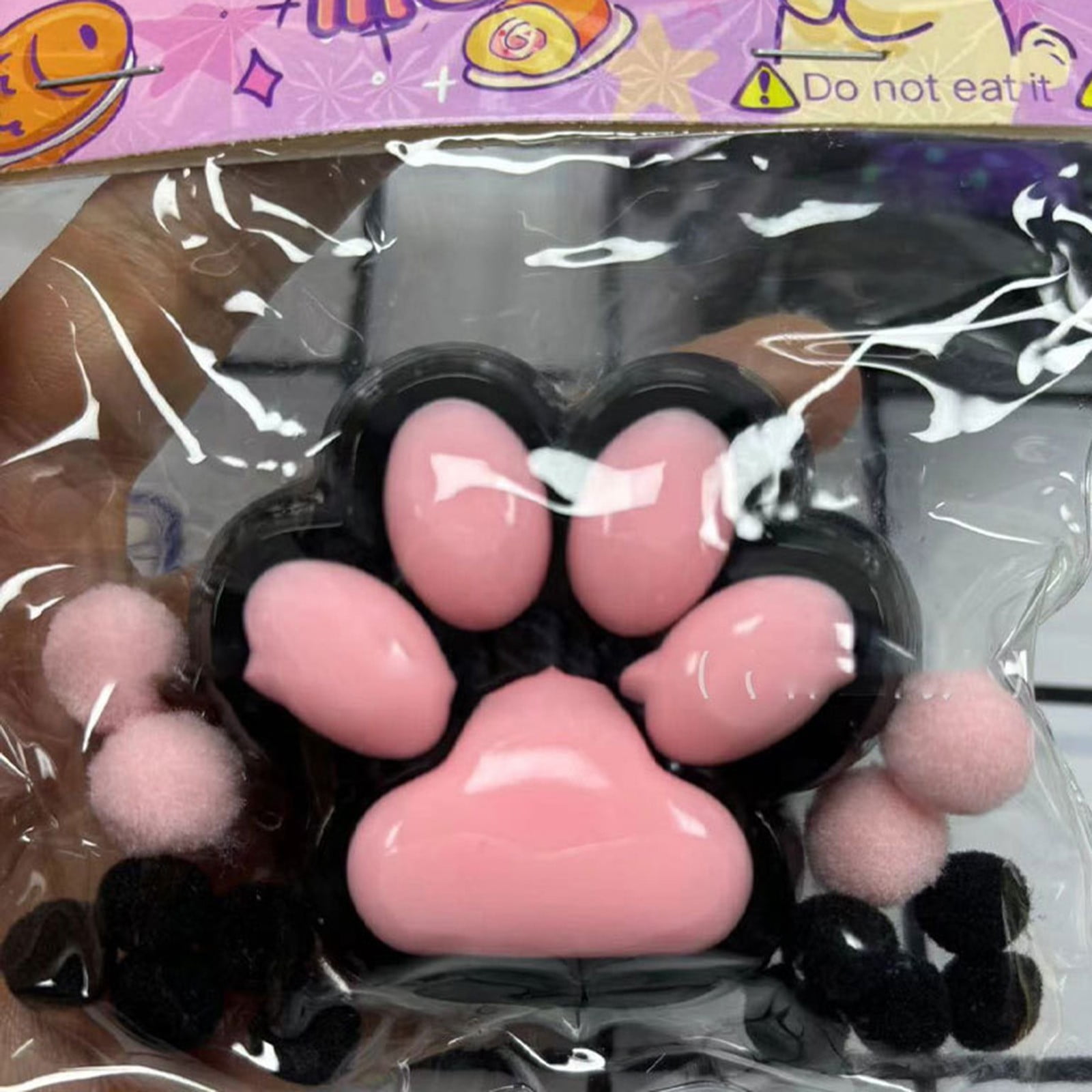 GAFRBALLV Cat Paw Squishy Toys Handmade – Soft Silicone Squeeze Fidget ...