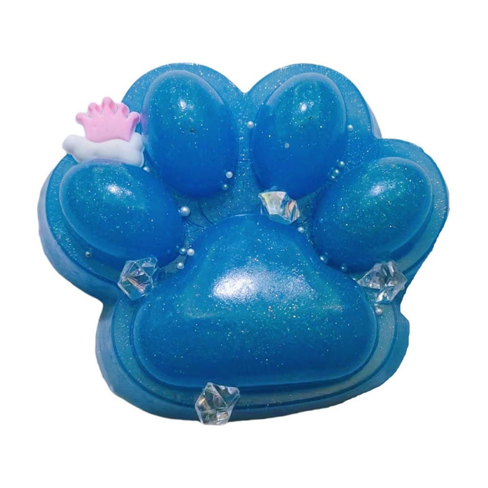GAFRBALLV Crystal Cat Paw Squishy Toy,Taba squishy Stress Relief Fun ...