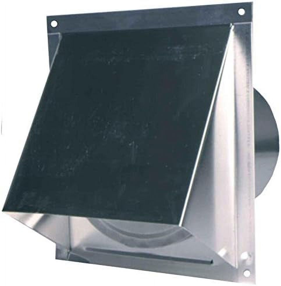 GAFWVA6SD 6" Round Wall Vent with Screen & Damper, Durable Aluminum ...