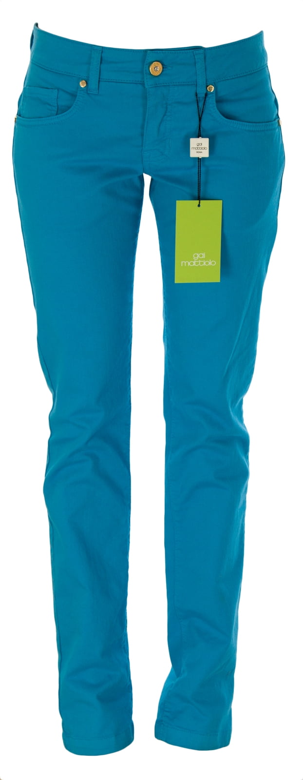 GAI MATTIOLO Women's Classic Rise Gemstone Jeans Sz 40 Blue - Walmart.com