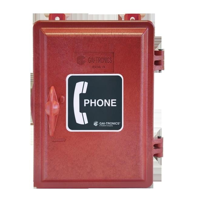 GAI-Tronics Red Weatherproof Telephone Enclosure - Walmart.com