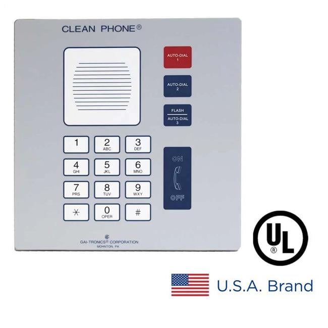 GAI-Tronics VoIP Clean Phone Flush-Mount - Walmart.com