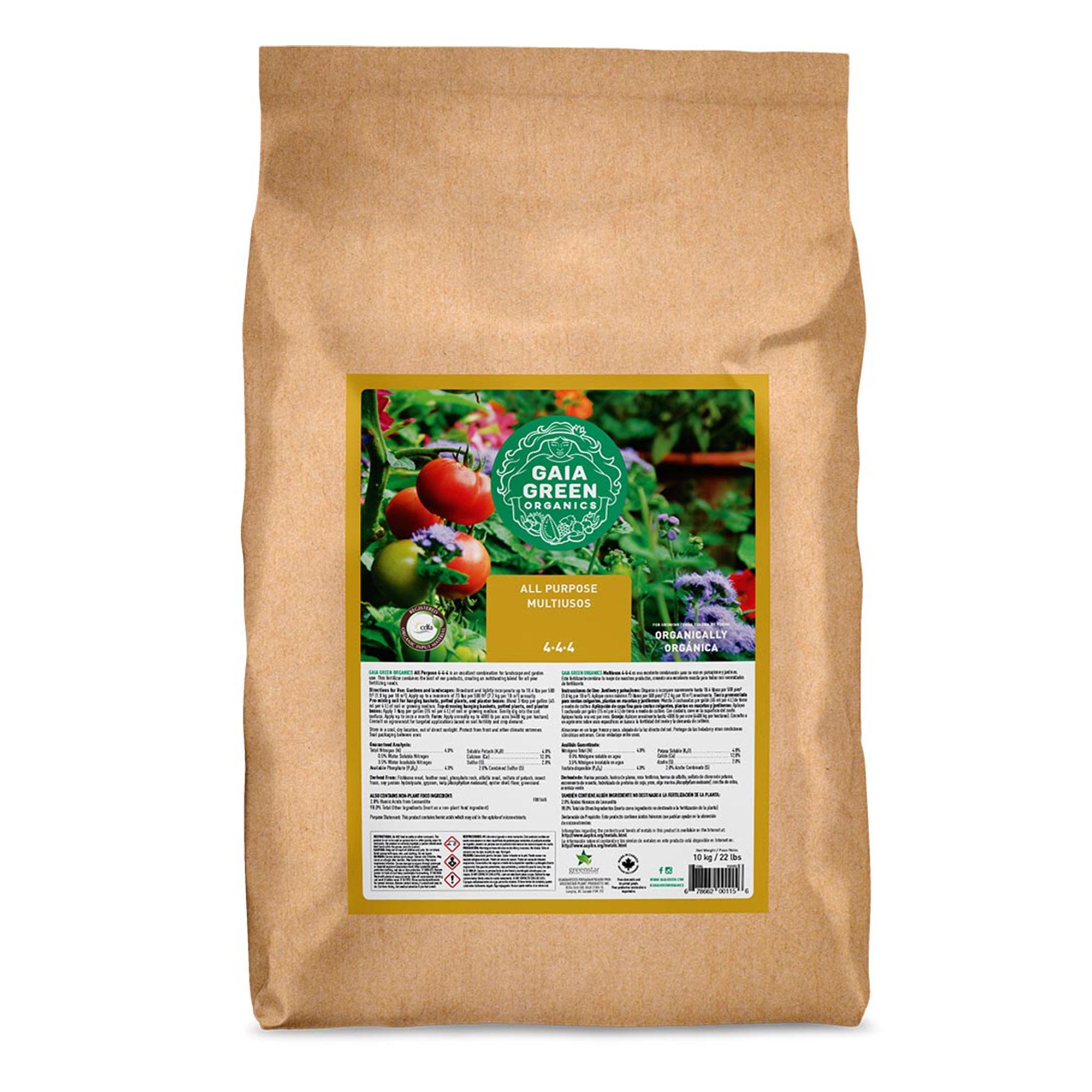 Gaia Green All Purpose Organic Soil Supplement, 10 Kilos, Granulated or ...