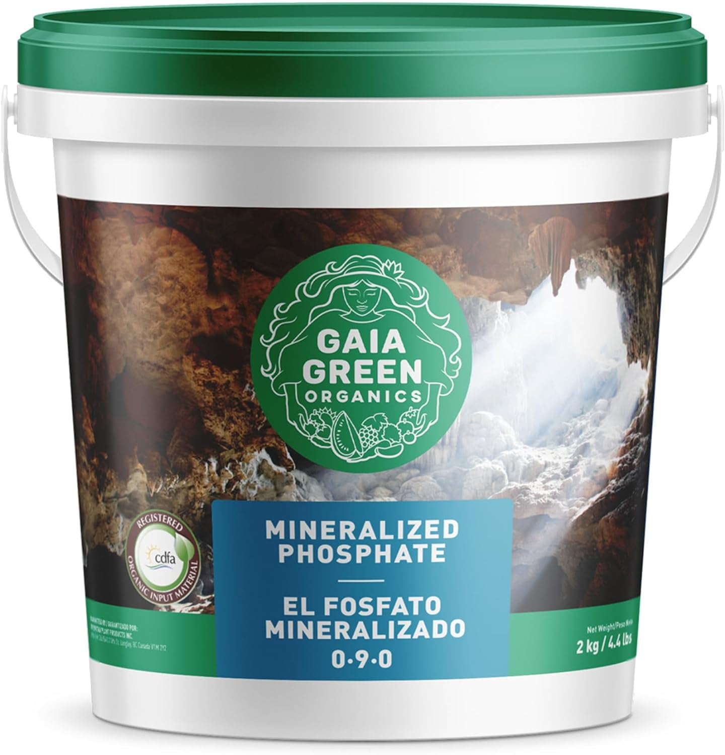 GAIA GREEN Organics Mineralized Phosphate Natural Mineral Trace ...