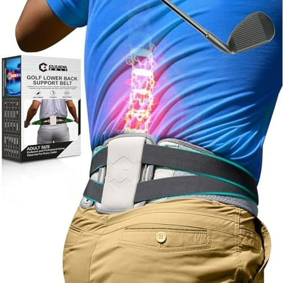GAIARENA Golf Lower Back Support Belt for Golfers Swing Training ...