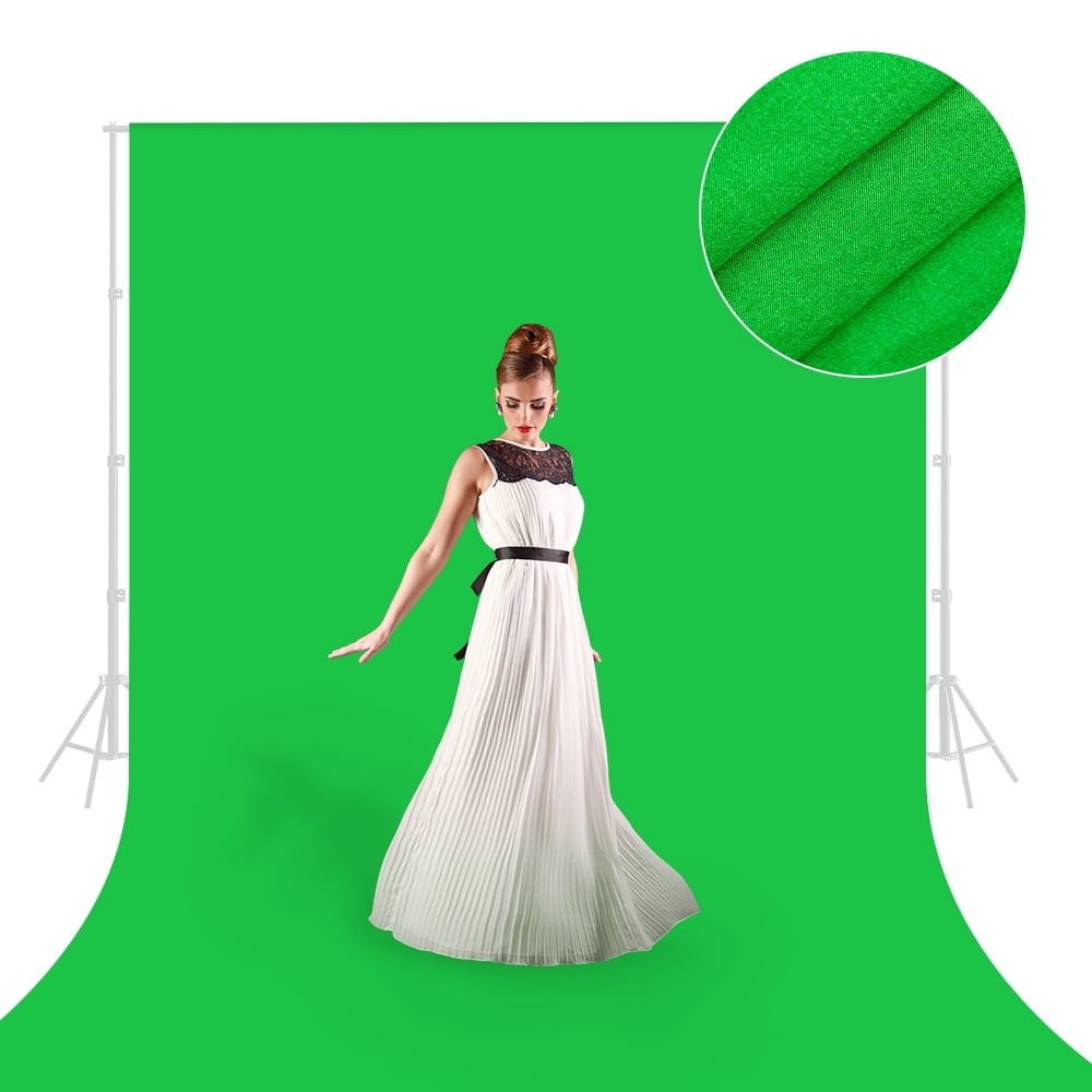 GAINVANE Green Screen Backdrop, 7x10 ft (approx. 2x3 m) Photographic ...