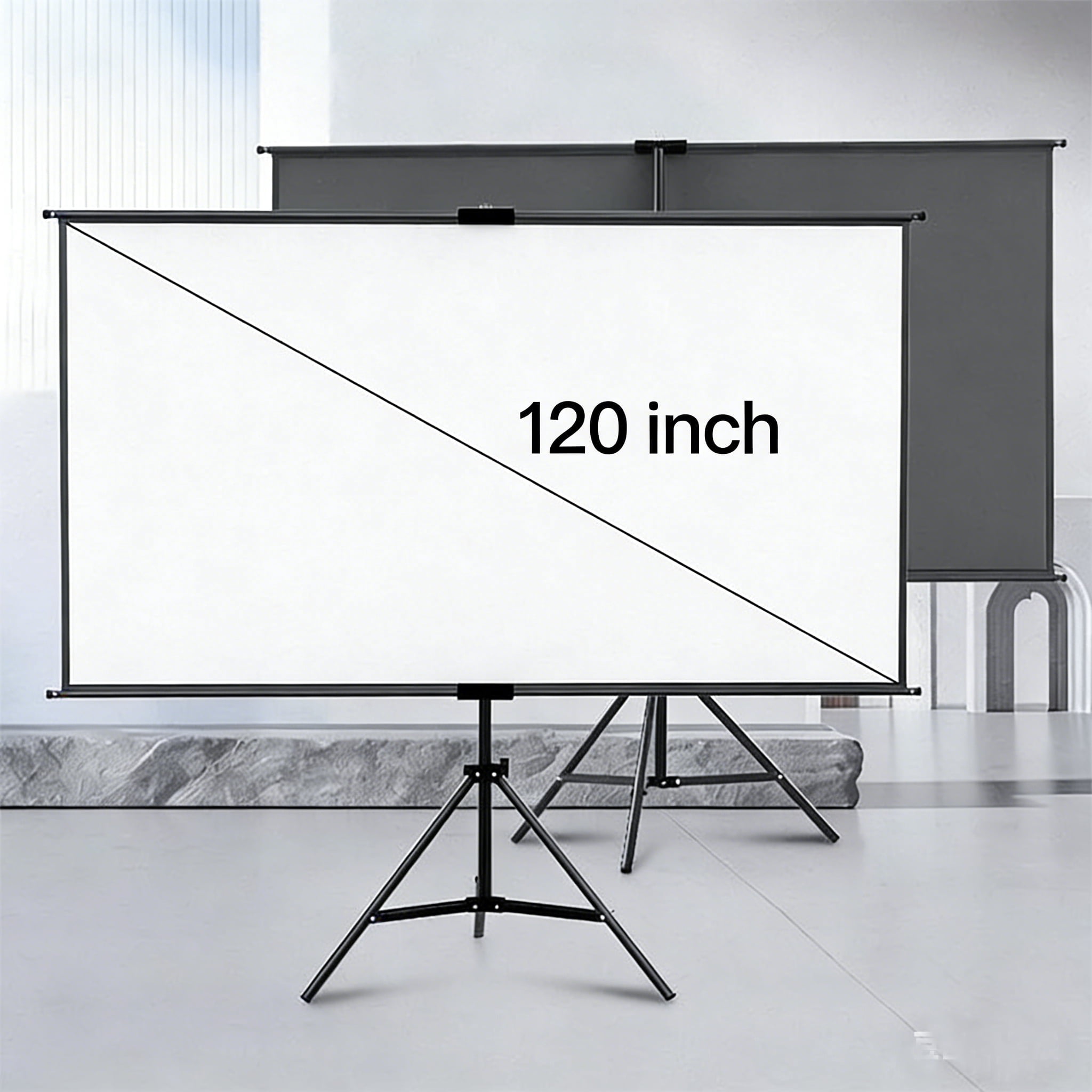 Toot shadow 120 inch Portable Projector Screen Stand Tripod,Indoor ...
